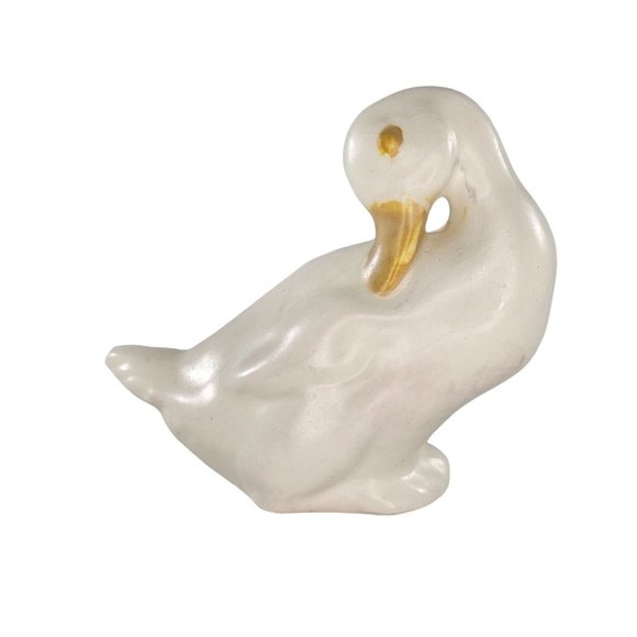 Accents | California Pottery Duck Goose Swan Bird Figurine Miniature ...
